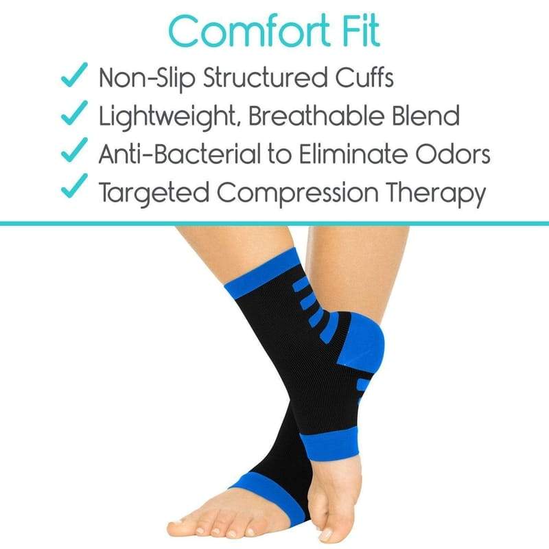 Ankle Compression Socks (2 Pair) – Kincure DME